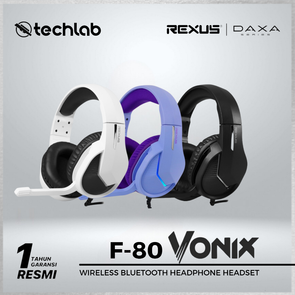 Jual Rexus F80 / F-80 Vonix Gaming Headset / Headphone with RGB Light ...