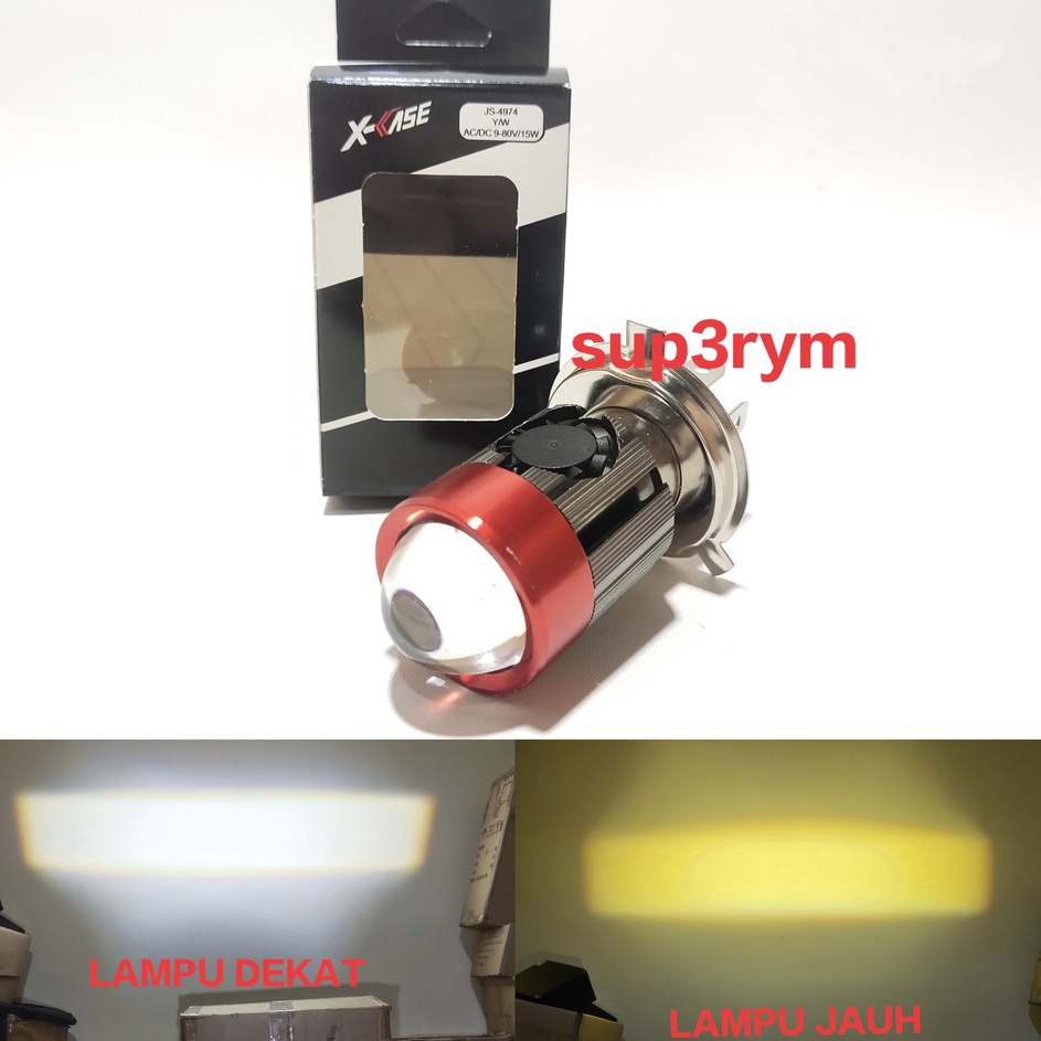 Jual Best lampu utama LED xcase Laser Kipas H4 Projector premium Super ...