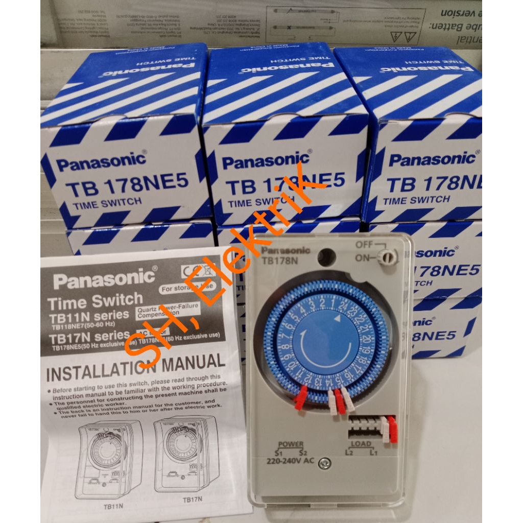 Jual TIMER ANALOG PANASONIC TB 178NE5 TIME SWITCH | Shopee Indonesia