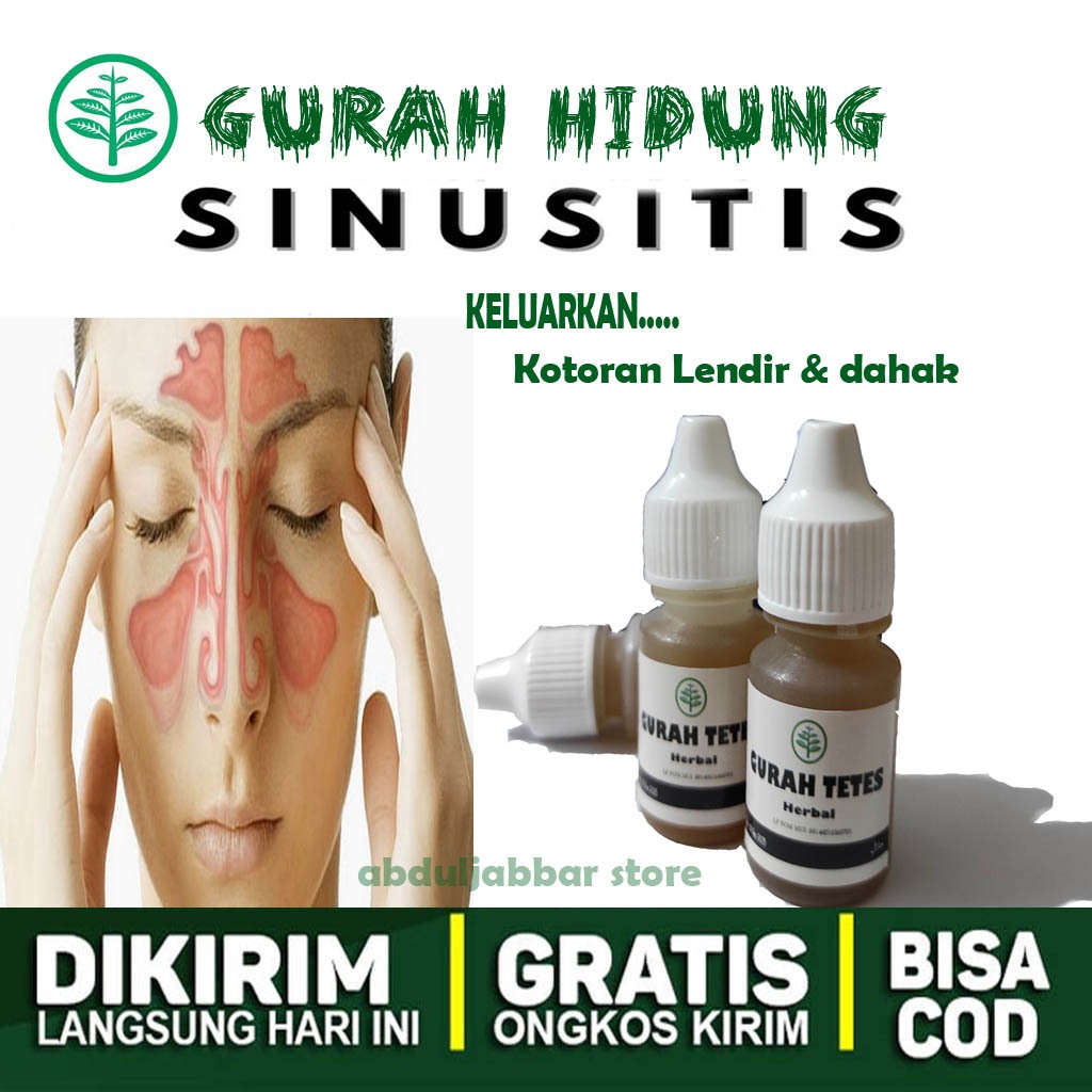 Jual Gurah Tetes, Atasi Sinusitis Polip Hidung Rhinitis Alergi Sinus ...