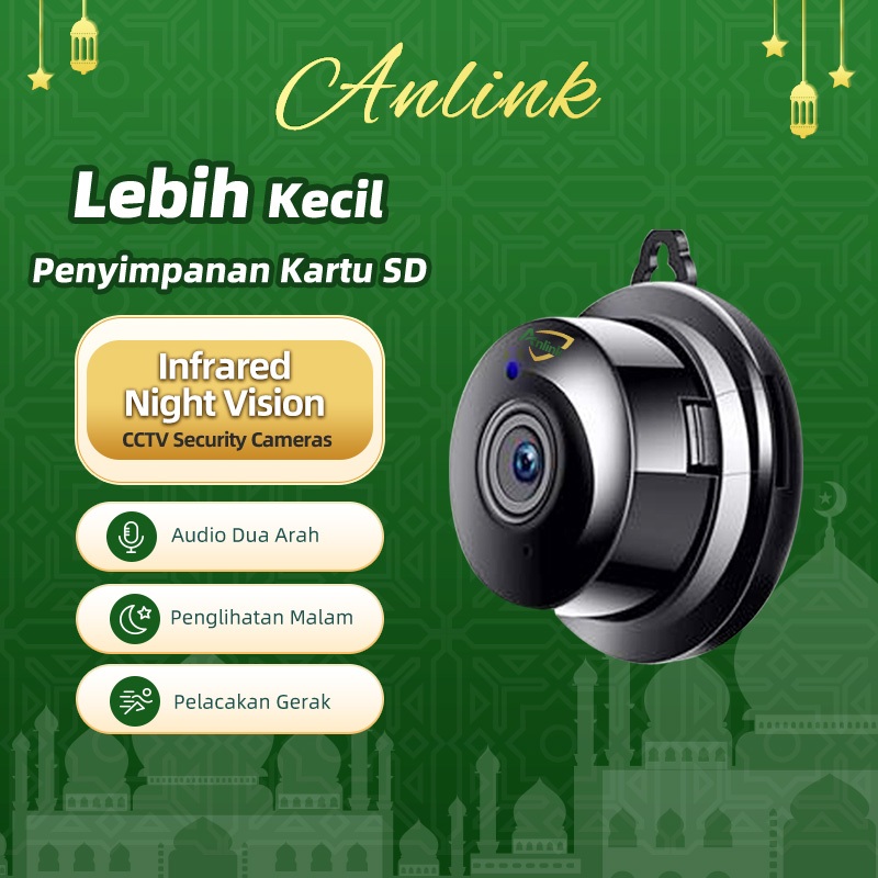 Jual CCTV WiFi Indoor 1080 Kecil Night Vision Audio 2 Arah Deteksi ...