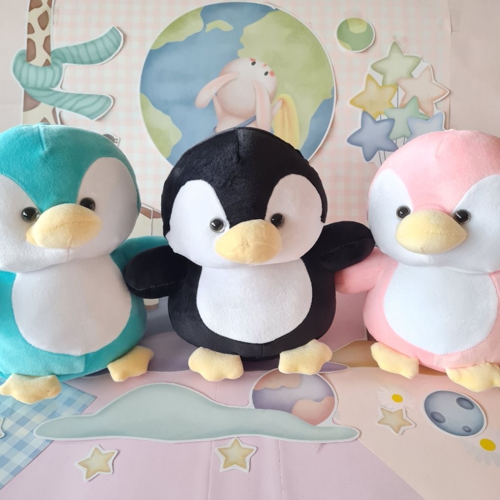 Jual Boneka Binatang Pinguin Lucu Lembut Bagus Ukuran M | Shopee Indonesia