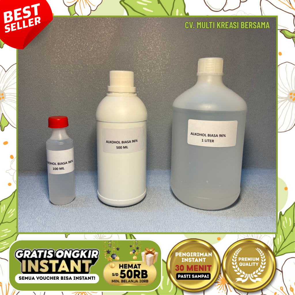 Jual ALKOHOL 70% & 96% – TIPE BIASA & FOOD GRADE/ ALCOHOL/ SOLVENT ...