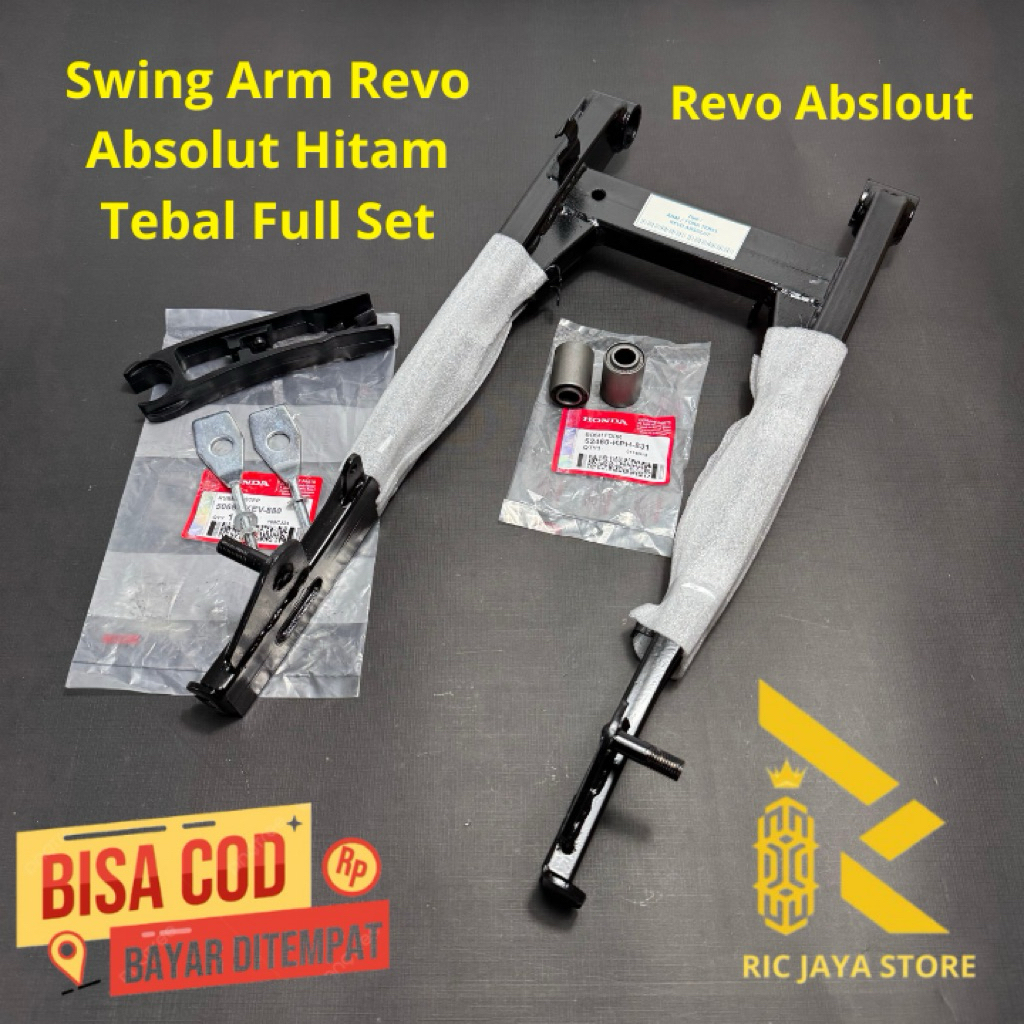 Jual Swing Arm Lengan Ayun Revo Absolut Hitam Tebal Full Set | Shopee ...