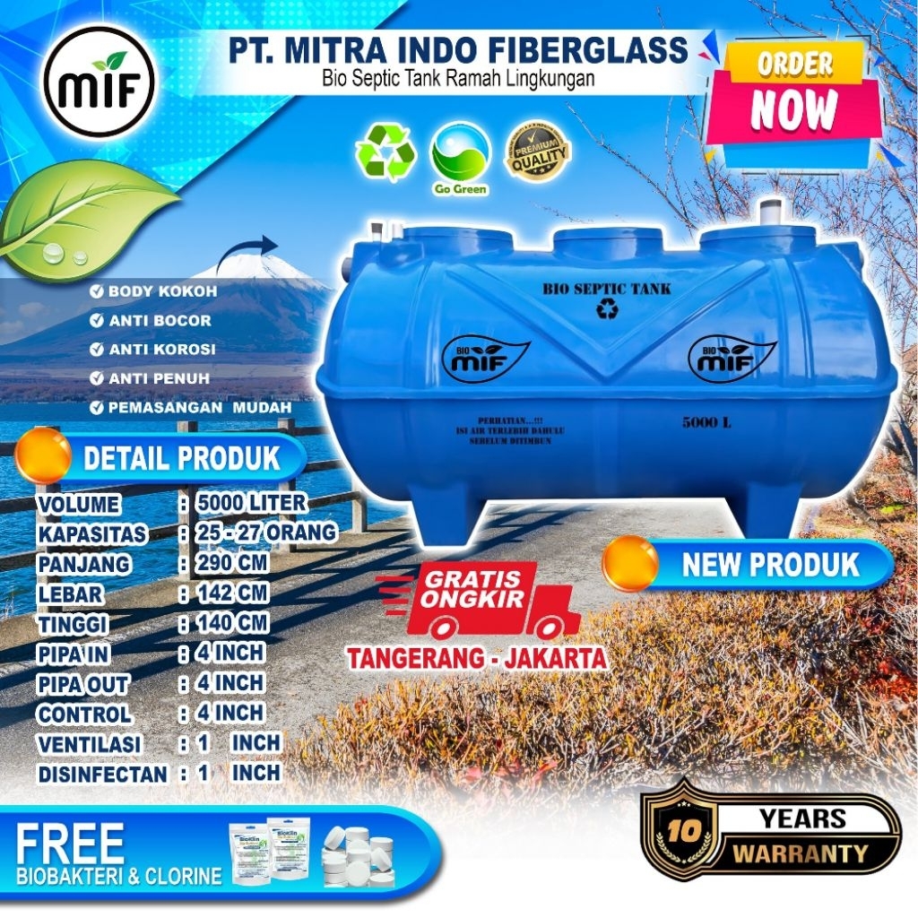 Jual septic tank 5000 liter bio mif | Shopee Indonesia