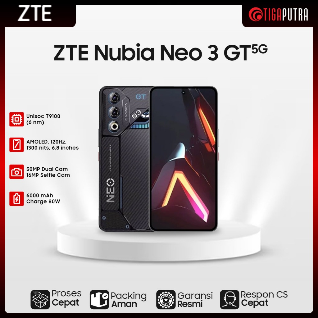 Jual Nubia Neo 3 GT 5G (8GB Ram, 256GB Rom, 6000 mAH, Super Fast ...
