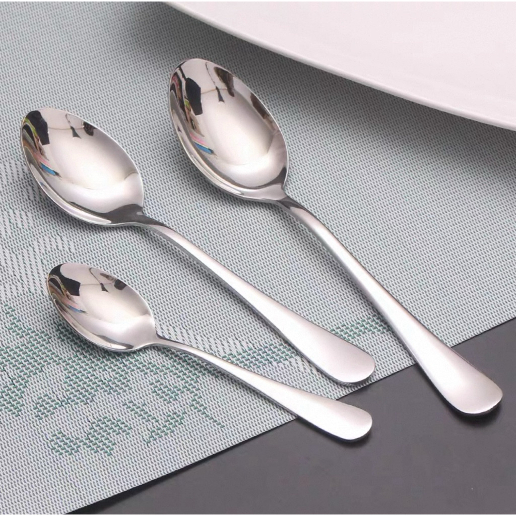 Jual Sendok Stainless Steel Mirror Polish kualitas Jerman HOMEBEST 20 ...