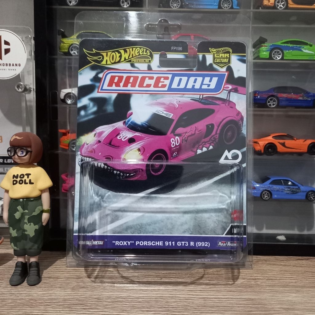 Jual Custom Card CHASE Roxy Porsche 911 GT3 R (992) Race Day Hot Wheels ...