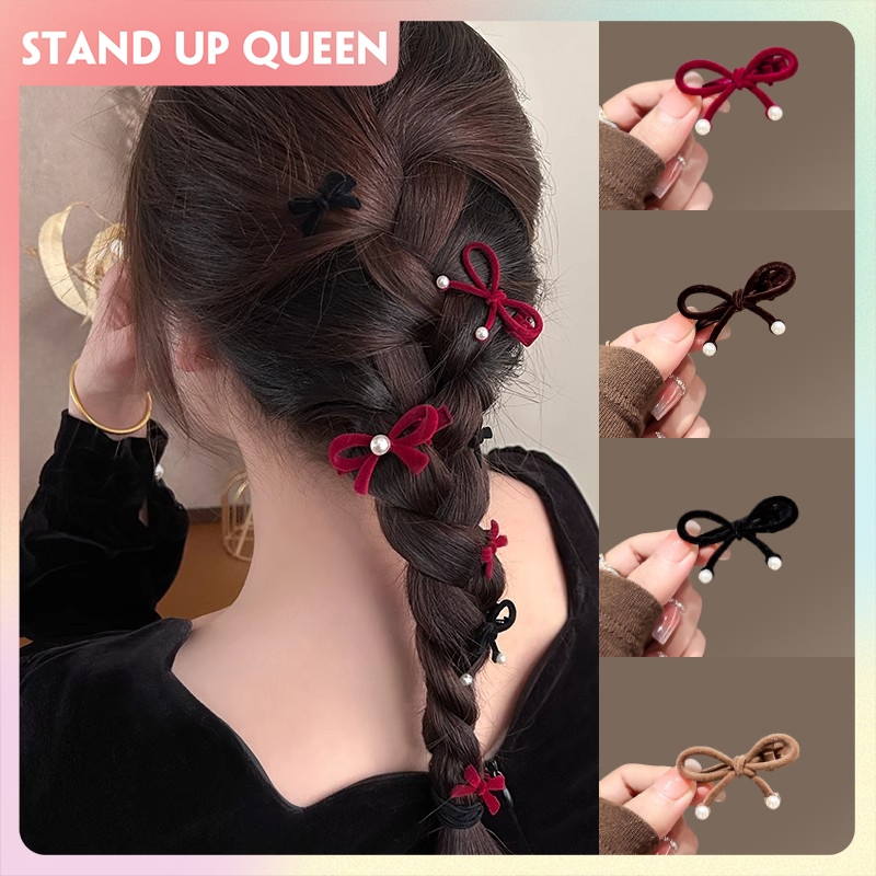 Jual [COD]Jepit Rambut Kecil Pita Jepit rambut busur Kawaii Bow Mini ...