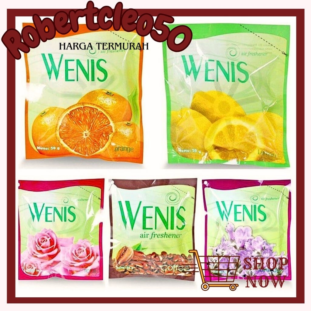 Jual wenis pengharum ruangan 50 gram | Shopee Indonesia