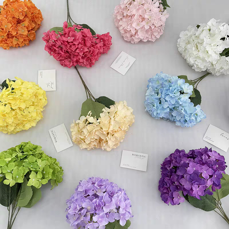 Jual 【Jualan Grosir】1 Tangkai 5 Kuntum Hydrangea Artificial Hiasan ...