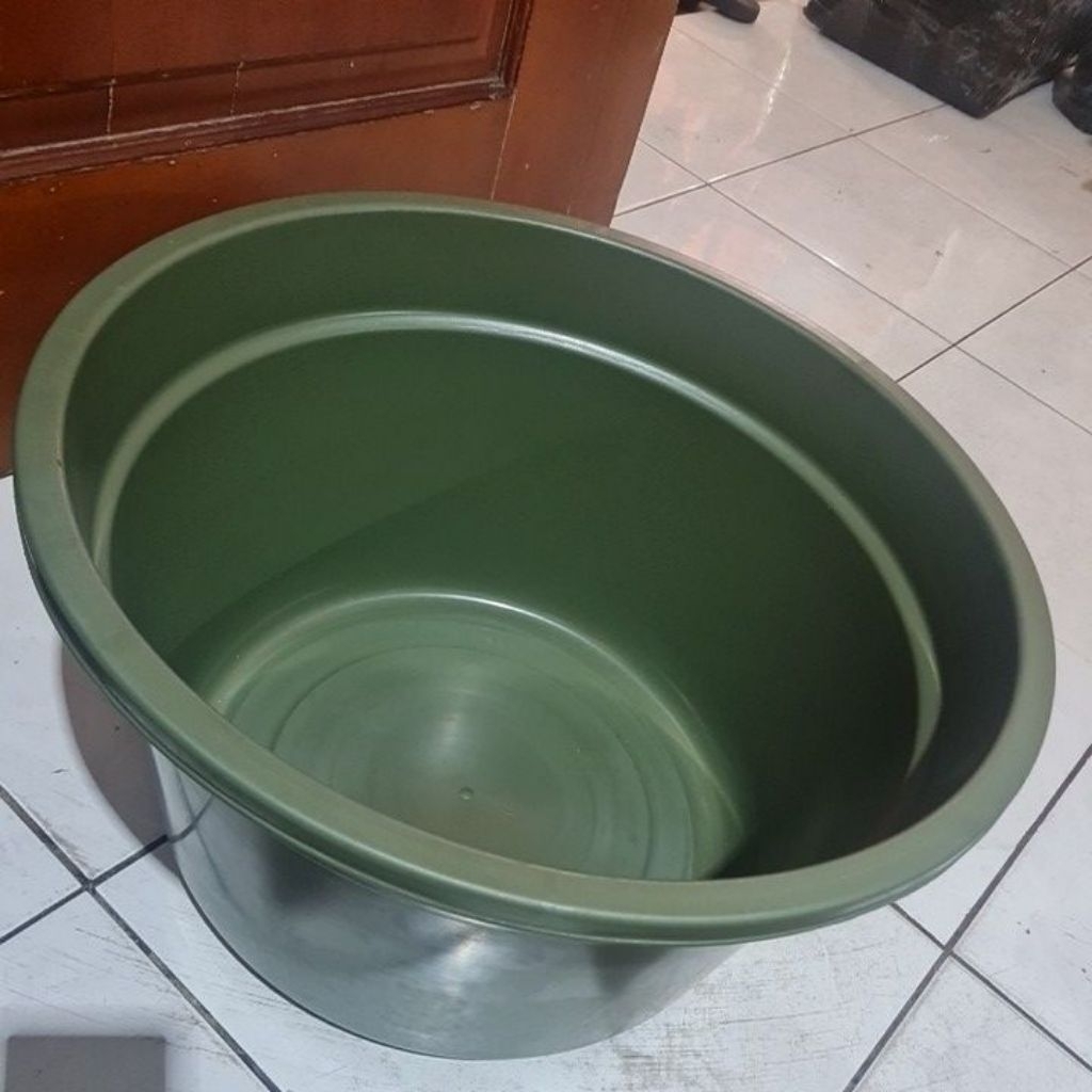 Jual Bak Baskom Ember HIJAU DIAMETER 50cm , TINGGI 29cm Anti Pecah Cuci ...
