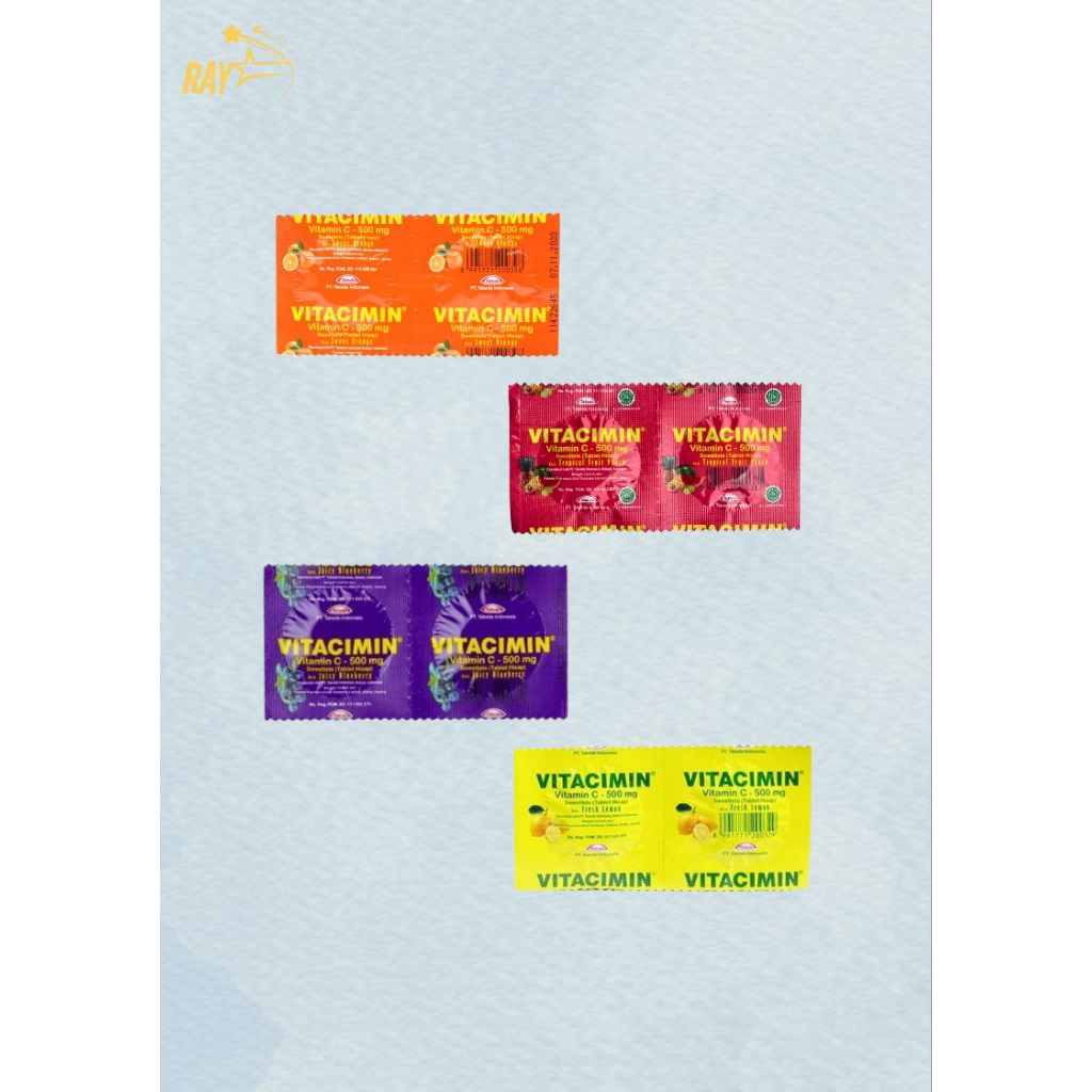 Jual All Varian Vitacimin vitamin-C 500 mg | Shopee Indonesia