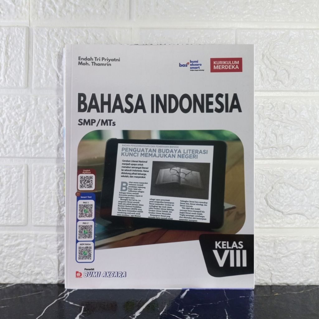 Jual Buku Paket Bahasa Indonesia Bumi aksara SMP/MTs kelas 8 kurikulum merdeka | Shopee Indonesia