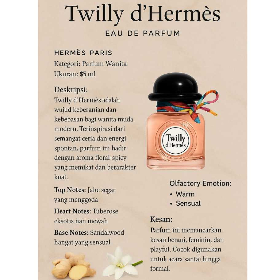 Jual [ORIGINAL 100 % ] twilly d'hermes 85ml (lengkap kotak dan segel) Parfum cewe twilly d ...