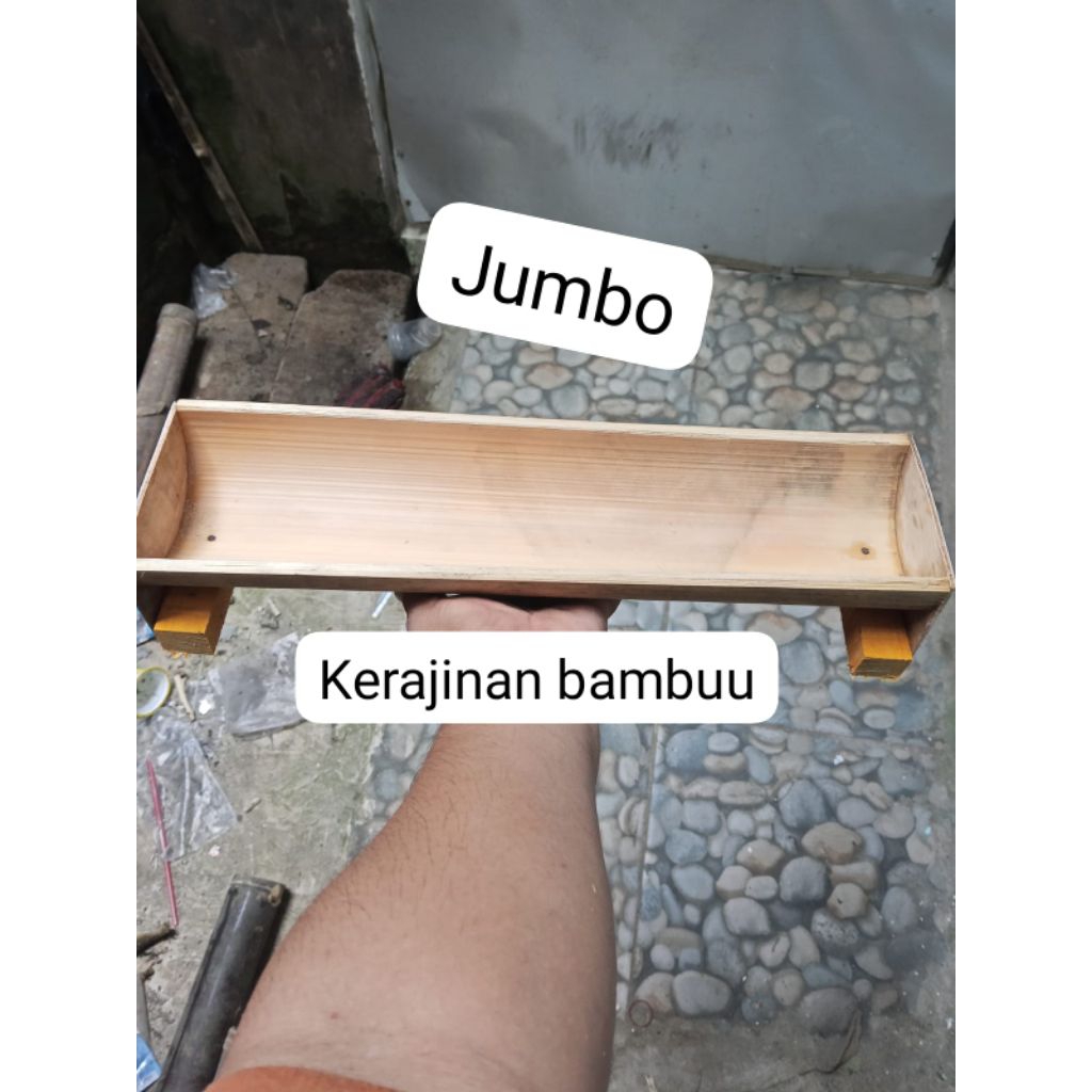 Jual tempat pakan ayam jumbo dari bambu petung duduk | Shopee Indonesia