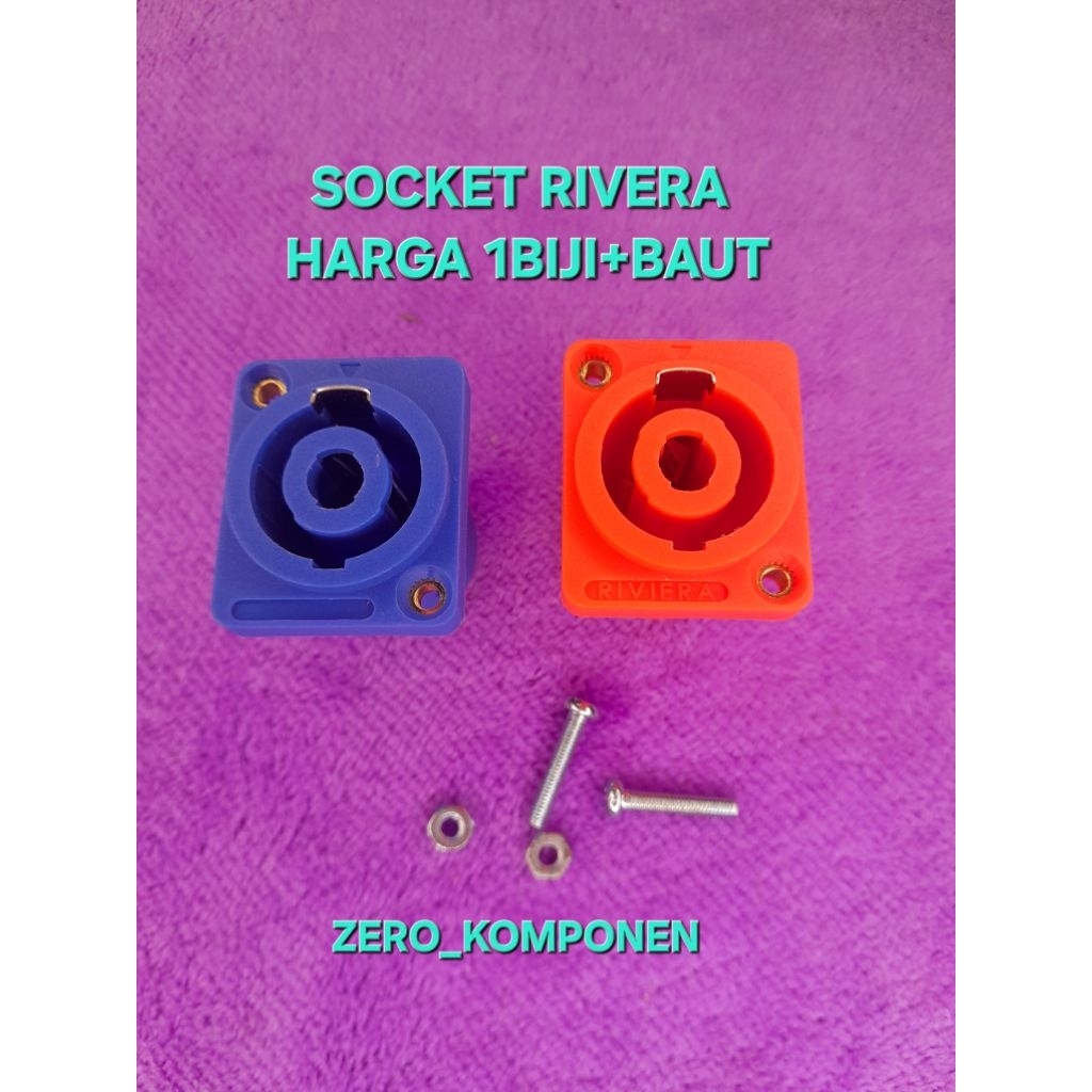 Jual SOCKET SPIKON RIVERA BIRU OREN SOCKET SPIKON RIVERA+BAUT MUR.1SET ...