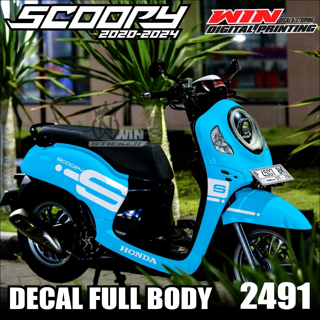 Jual Decal Scoopy Full Body Full Blok Sticker Scoppy New 2020 2024 S ...