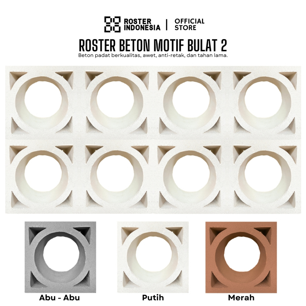 Jual Roster Indonesia - Roster Beton Bulat 2 Roster Beton Minimalis ...