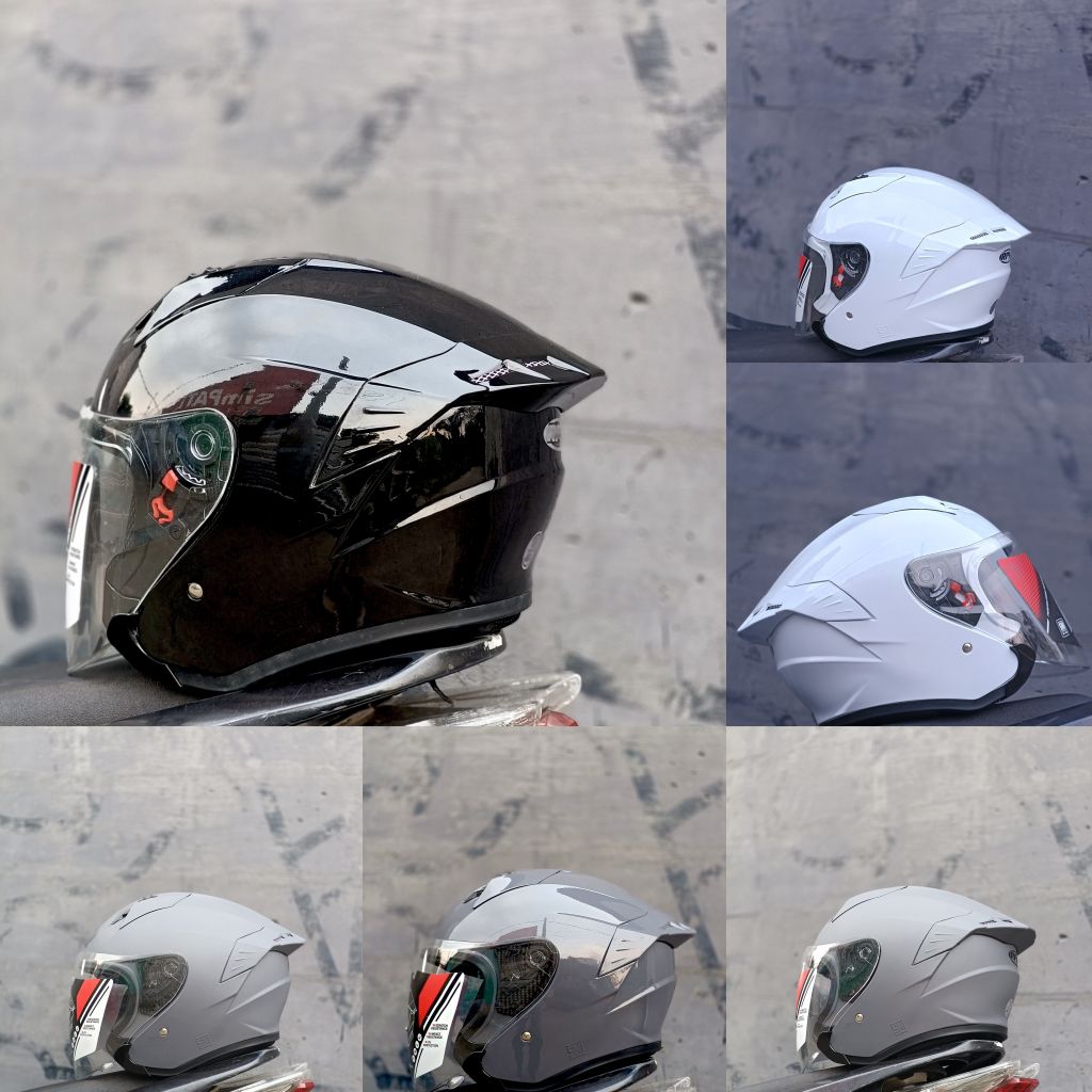 Jual HELM MODEL GIFT SARGON,MEREK RPM SINGLE VISOR, HELM SNI ,HELM ...