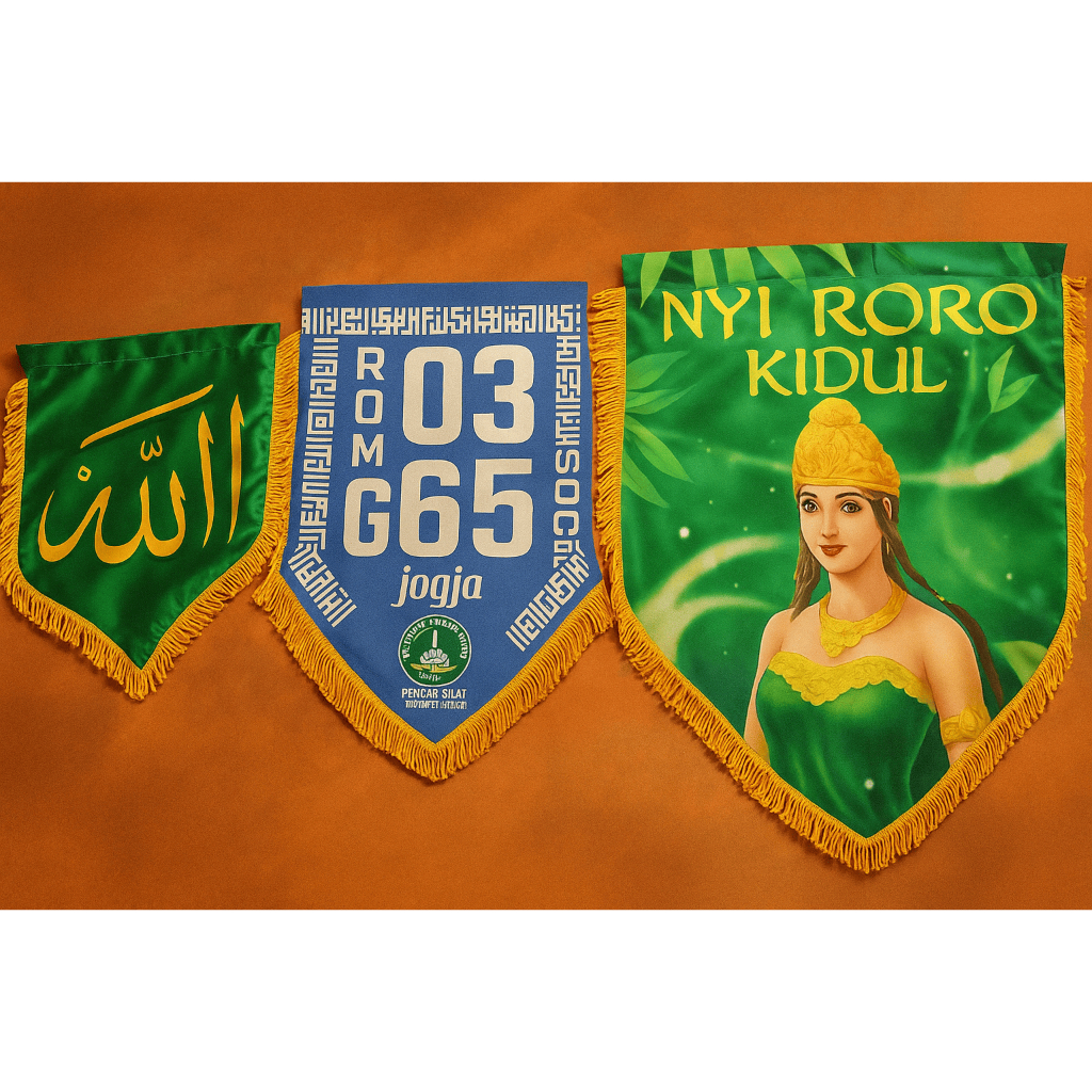 Jual [BELI 1 DAPAT 2] Custom Bendera Gantung / Pennant Vandel FREE ...