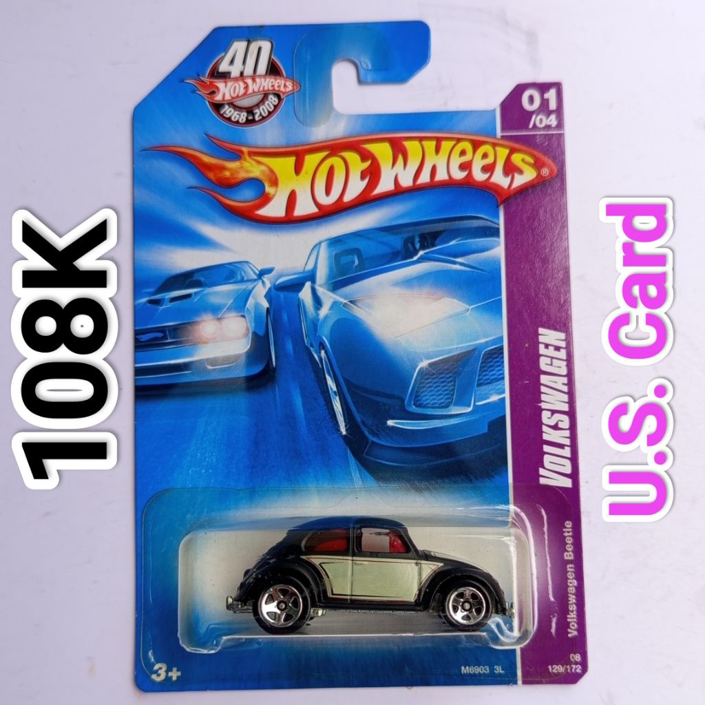 Jual Hot Wheels VW Volkswagen Beetle Bug US Card Akta | Shopee Indonesia