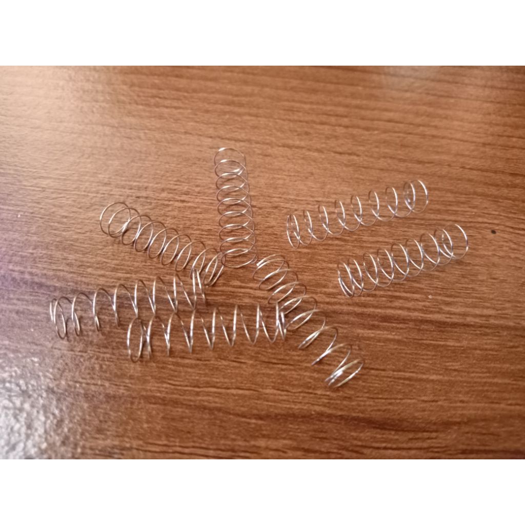 Jual per Spring Tekan Lentur 0,3 mm stailes OD 6mm Panjang 2 cm ...
