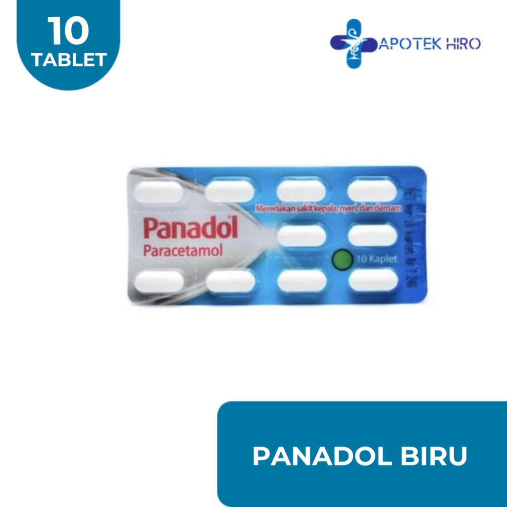 Jual Panadol Biru Paracetamol Tablet 10 Kaplet | Shopee Indonesia