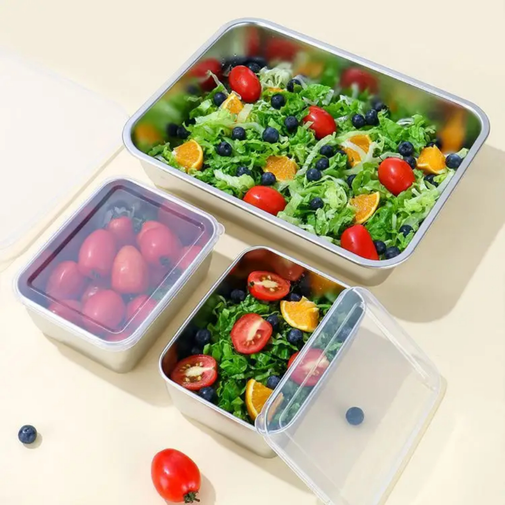 Jual JKLP Cookhen Wadah Stainless Steel Bertutup Food Container ...