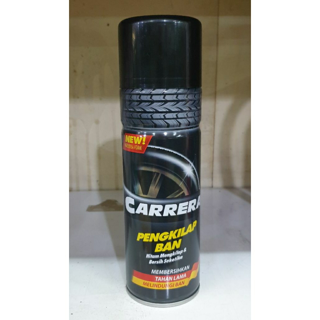 Jual Semir ban / pengkilap ban foam merk Carrera | Shopee Indonesia