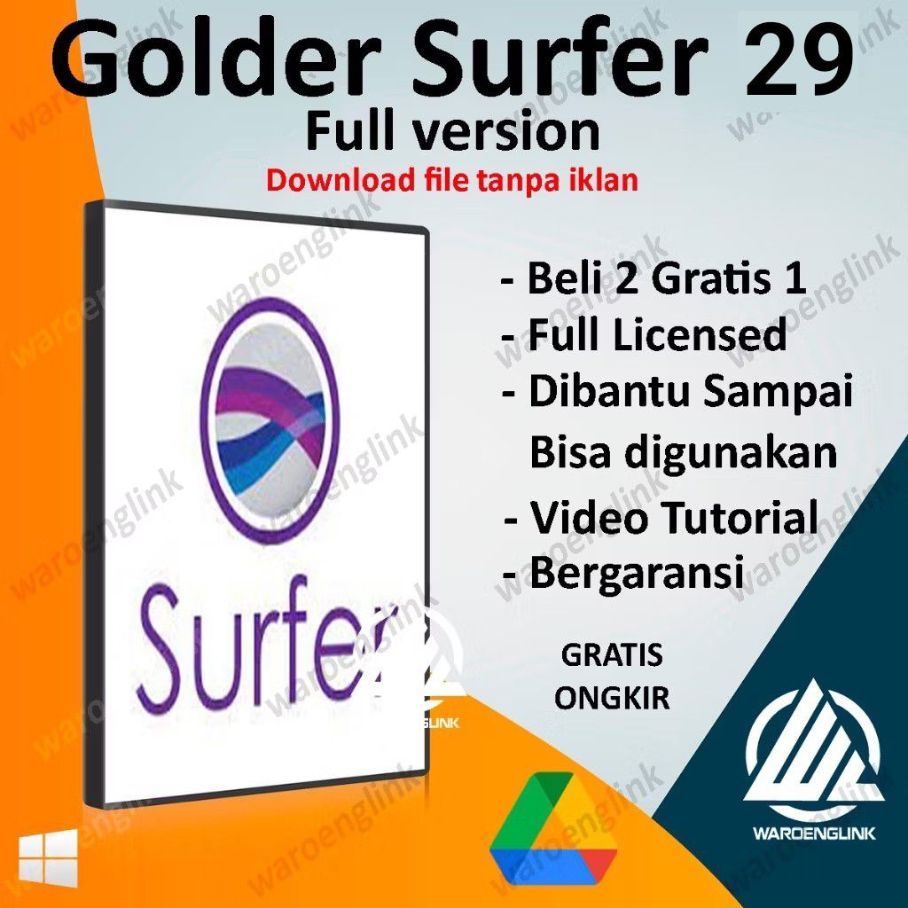 Jual Golder Surfer V29 Surfer 29 terbaru 2025 | Video Install | Windows ...