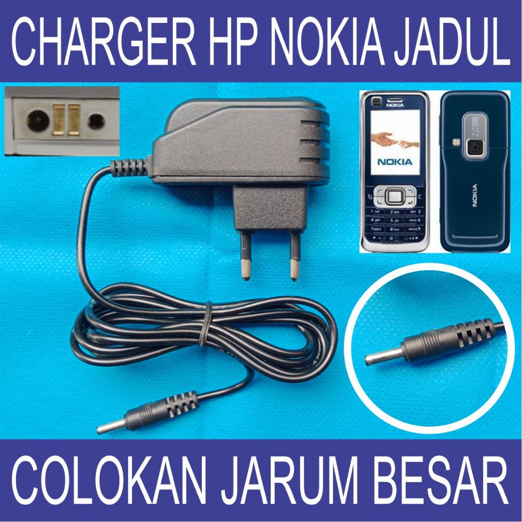 Jual Travel Charger Nokia Lama Colokan Besar 1100 1110 1112 1600 2300 ...