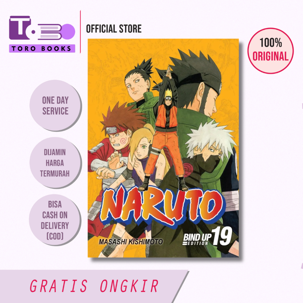 Jual KOMIK SERI : Naruto Bind Up Edition - MASASHI KISHIMOTO | Shopee Indonesia