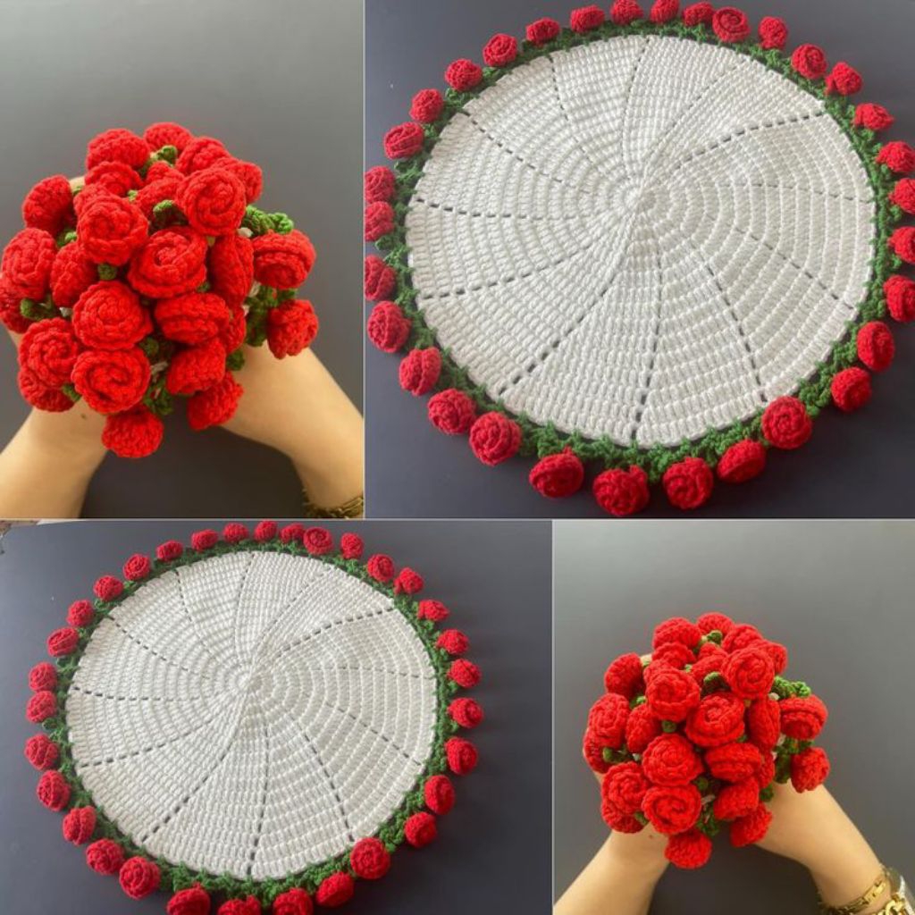 Jual Blanket Flower Crochet Viral | Buket bunga viral | Selimut buket ...