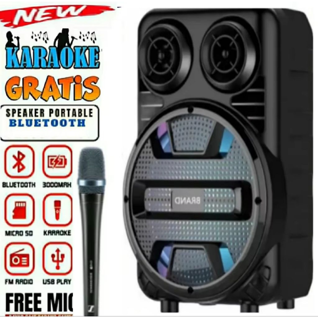 Jual PALING BESAR UKURAN 6.8INC!!!!!!!!!!!!!!!!!!Speaker Bluetooth Mkc ...