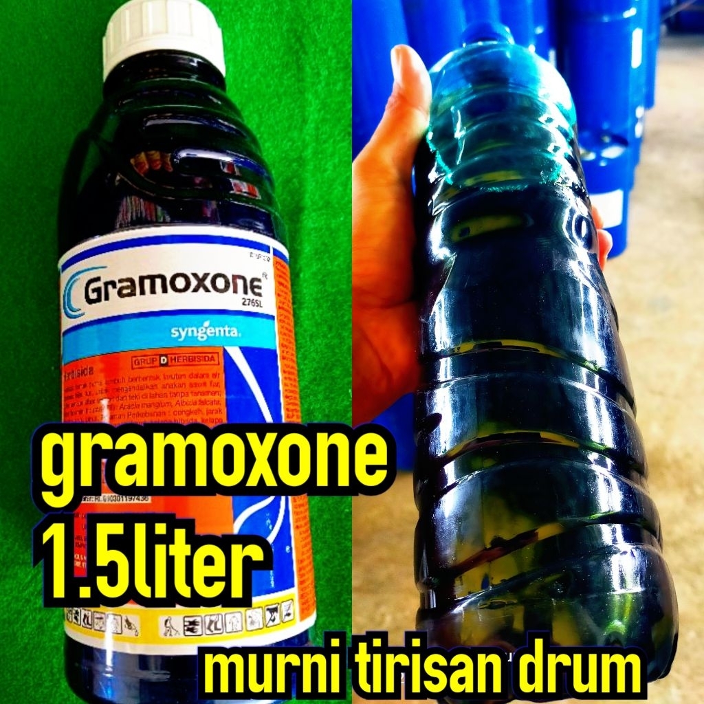 Jual obat rumput jenis gramoxone .kemasan botol 1.5liter.murni tirisan ...