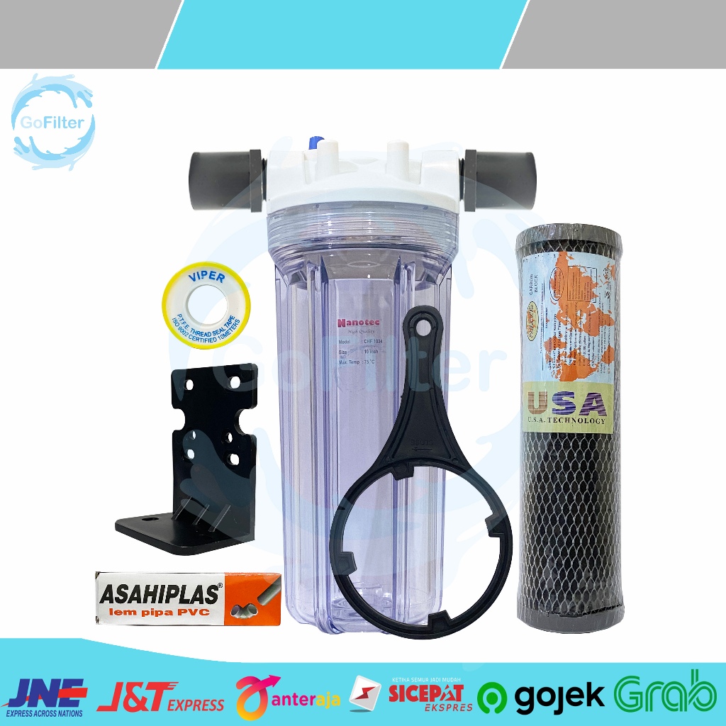 Jual PAKET FILTER AIR 1 TAHAP SIAP PAKAI / FILTER AIR KERUH KOTOR ...