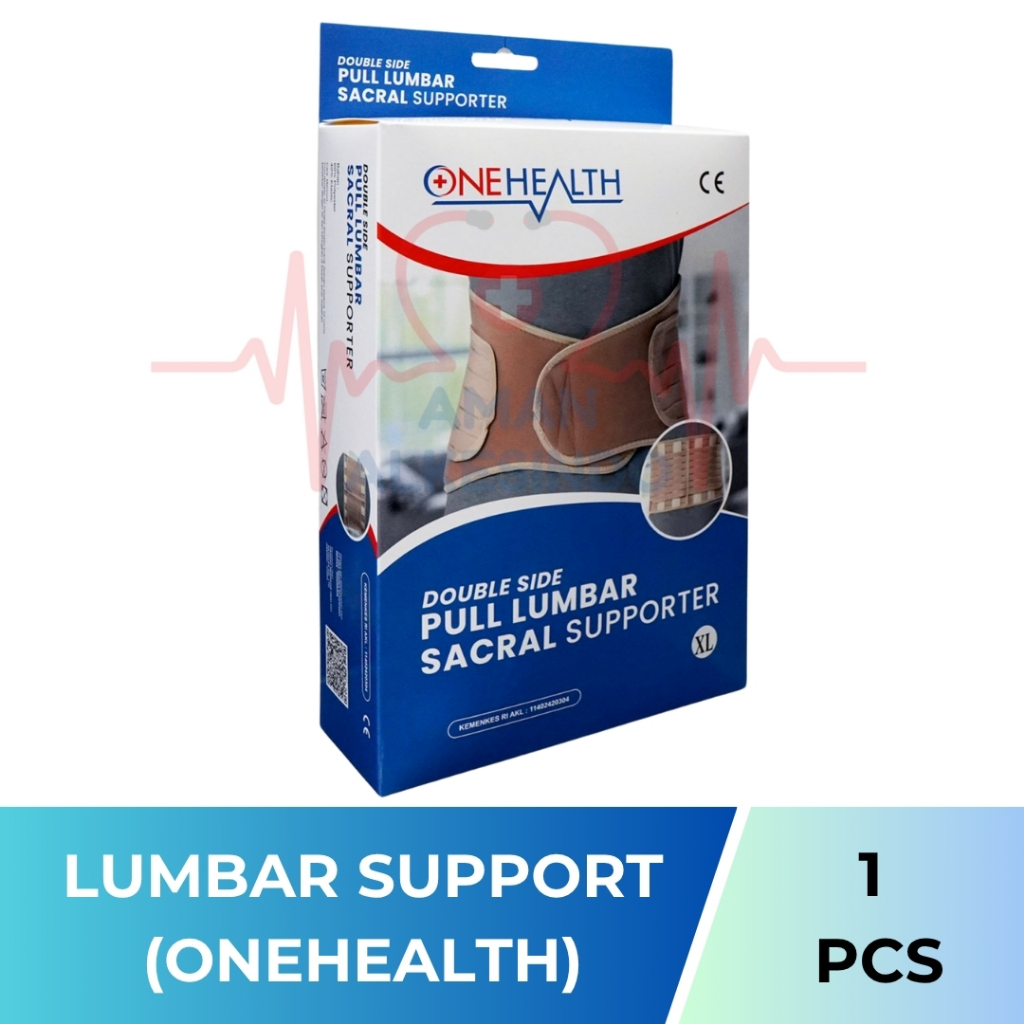 Jual ONEHEALTH Lumbar Sacral Supporter Double Side Pull / Lumbar ...
