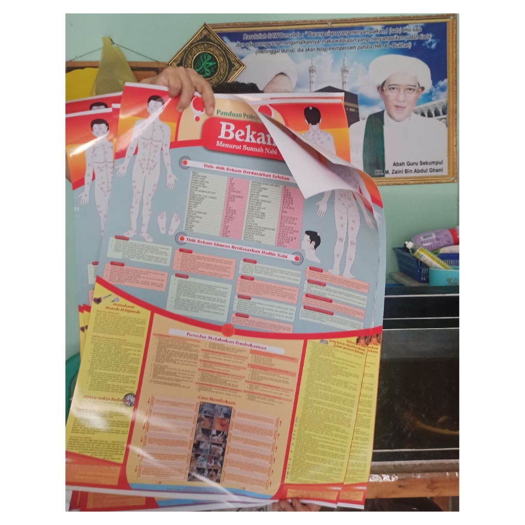 Jual Poster Titik Bekam, Poster Panduan Bekam, Poster Dasar Bekam ...
