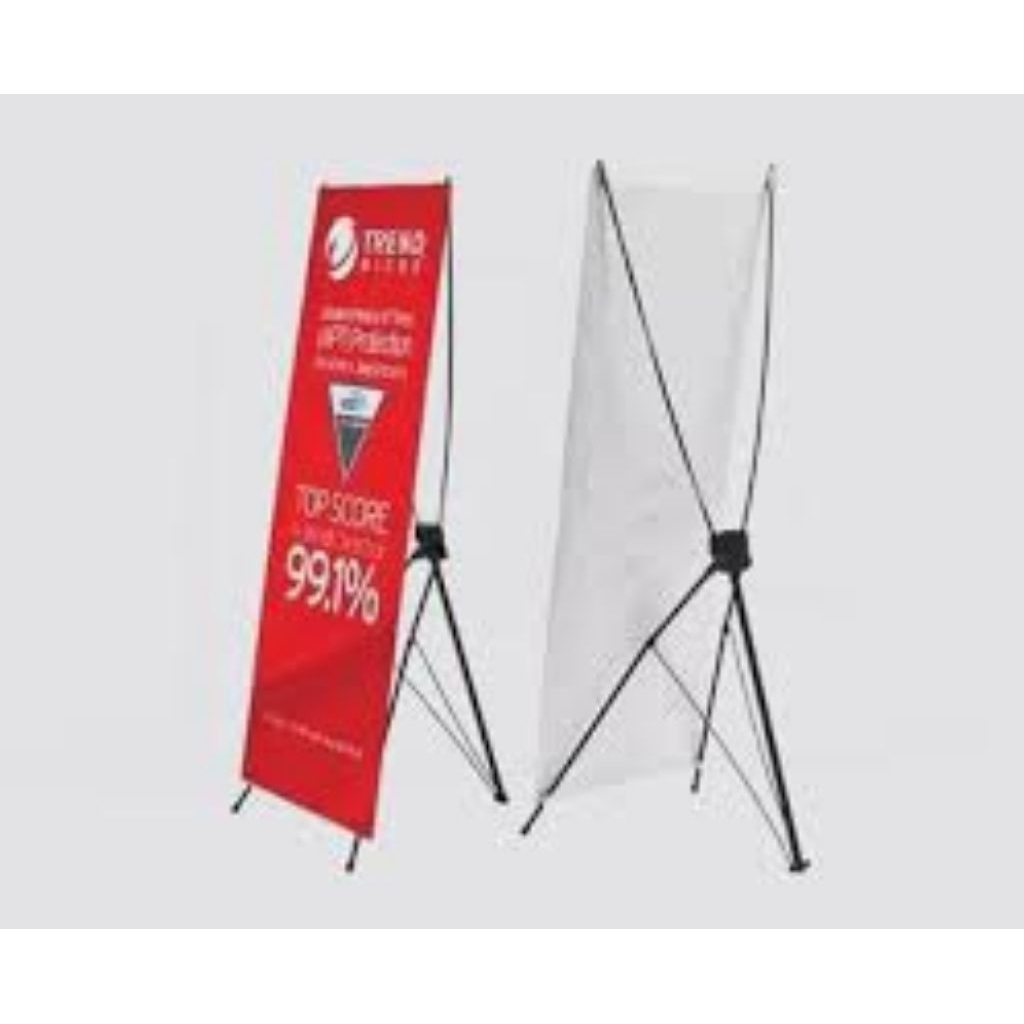 Jual paket banner + tiang | Shopee Indonesia