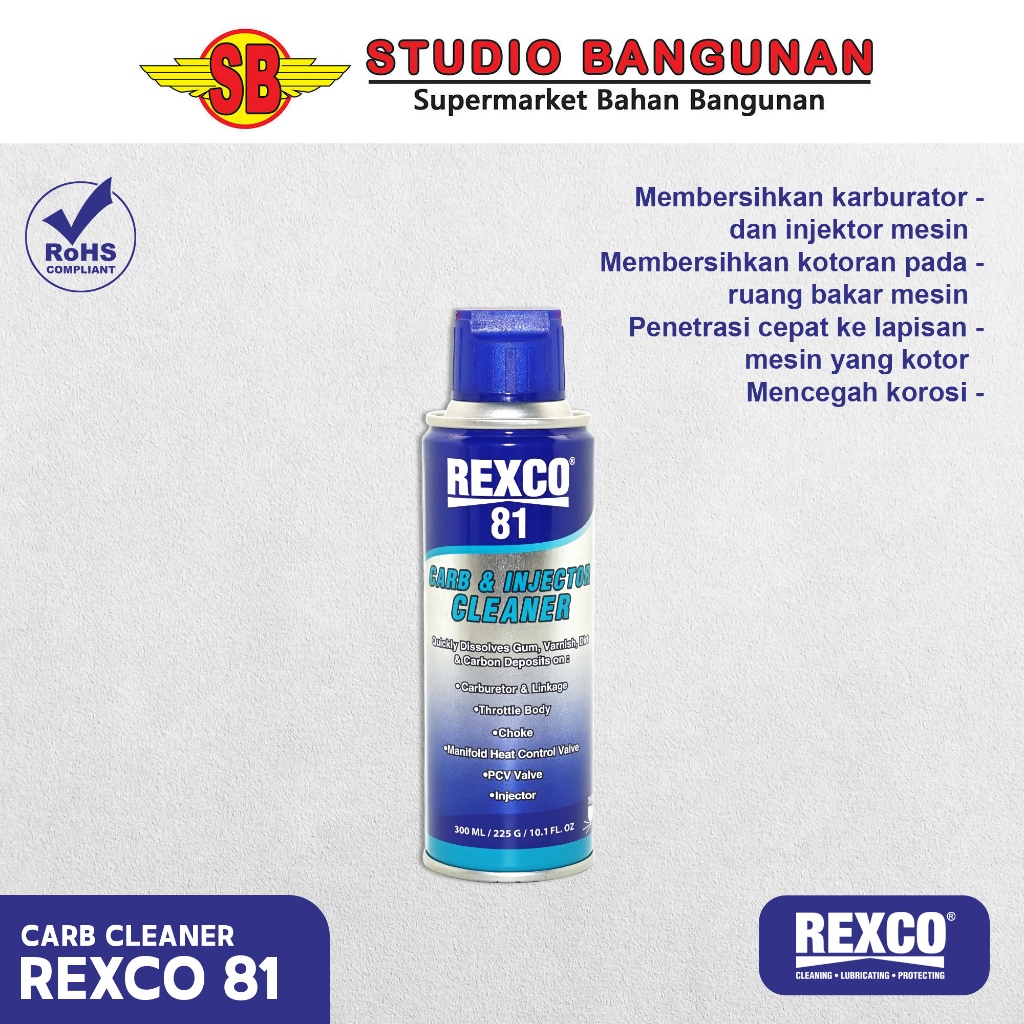 Jual REXCO 81 Carb & Injector Cleaner / Pembersih Karburator Ruang ...