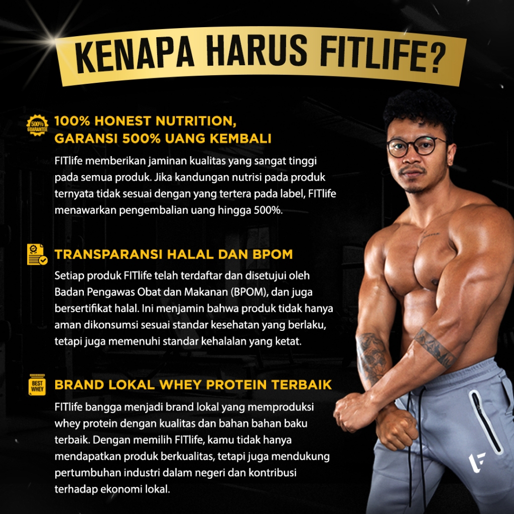 Jual FITlife Truiso Whey Protein Isolate 2lbs/900gr (WPro Iso Upgraded ...