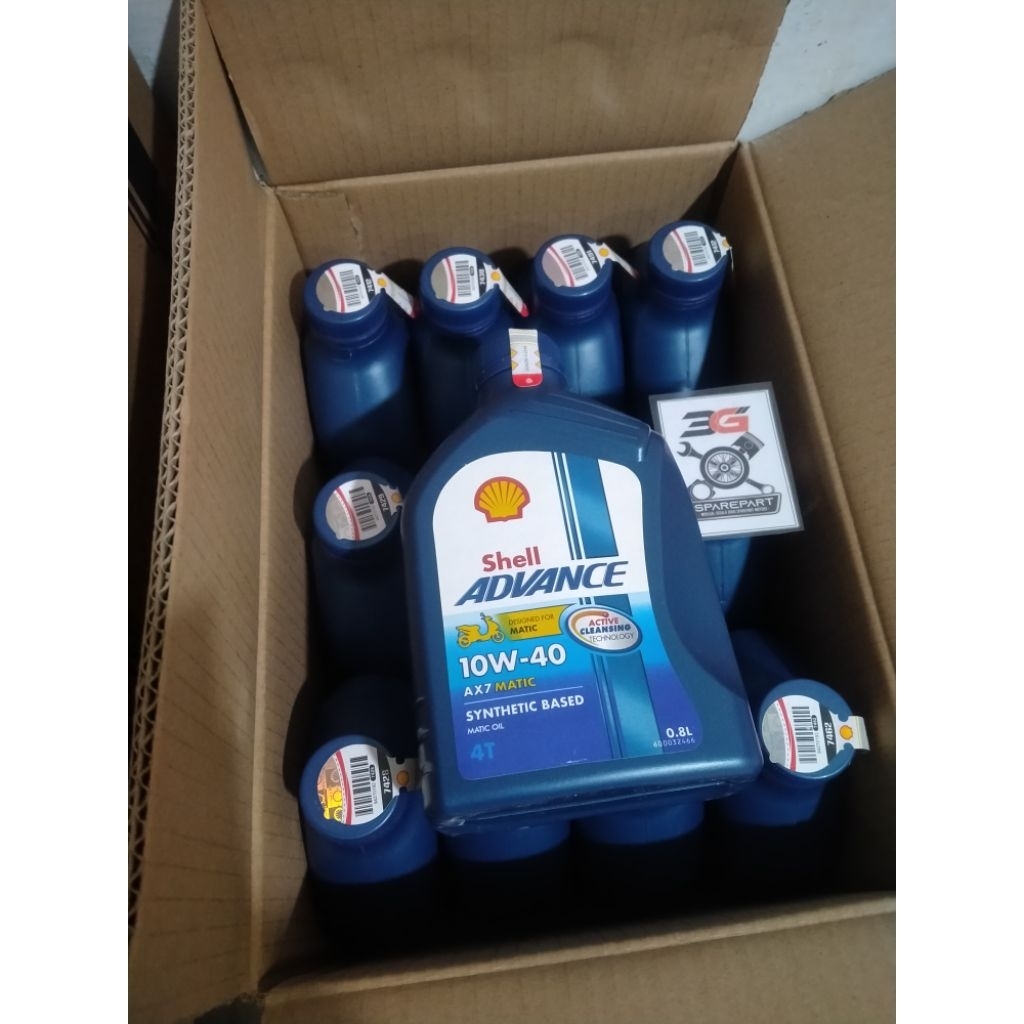 Jual oli Shell ax7 matic 0.8L perdus isi 12pcs | Shopee Indonesia