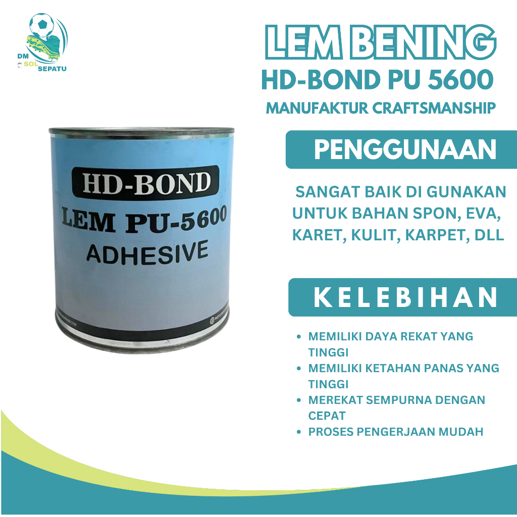 Jual LEM HD-BOND PU 5600 - Lem Press - Lem Bening - Lem Sepatu | Shopee ...
