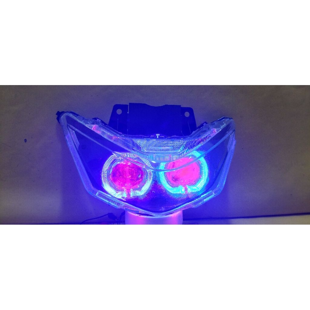 Jual lampu beat deluxe/beat street 2019-2023 custom biled porjie 2.5inc ...