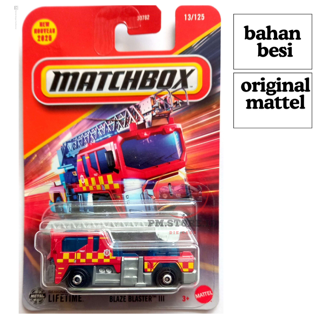 Jual Matchbox blaze blaster III pemadam kebakaran | Shopee Indonesia