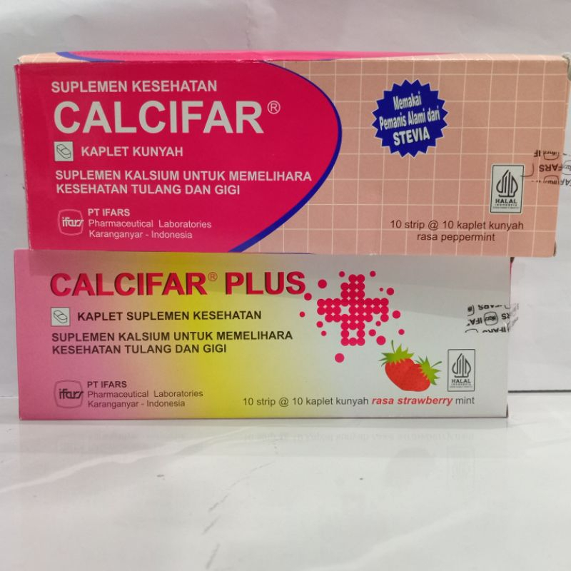 Jual Calcifar & Calcifar Plus 𝟏 𝐊𝐎𝐓𝐀𝐊 𝐈𝐒𝐈 𝟏𝟎𝟎 𝐊𝐀𝐏𝐋𝐄𝐓 - Suplemen Kalsium ...