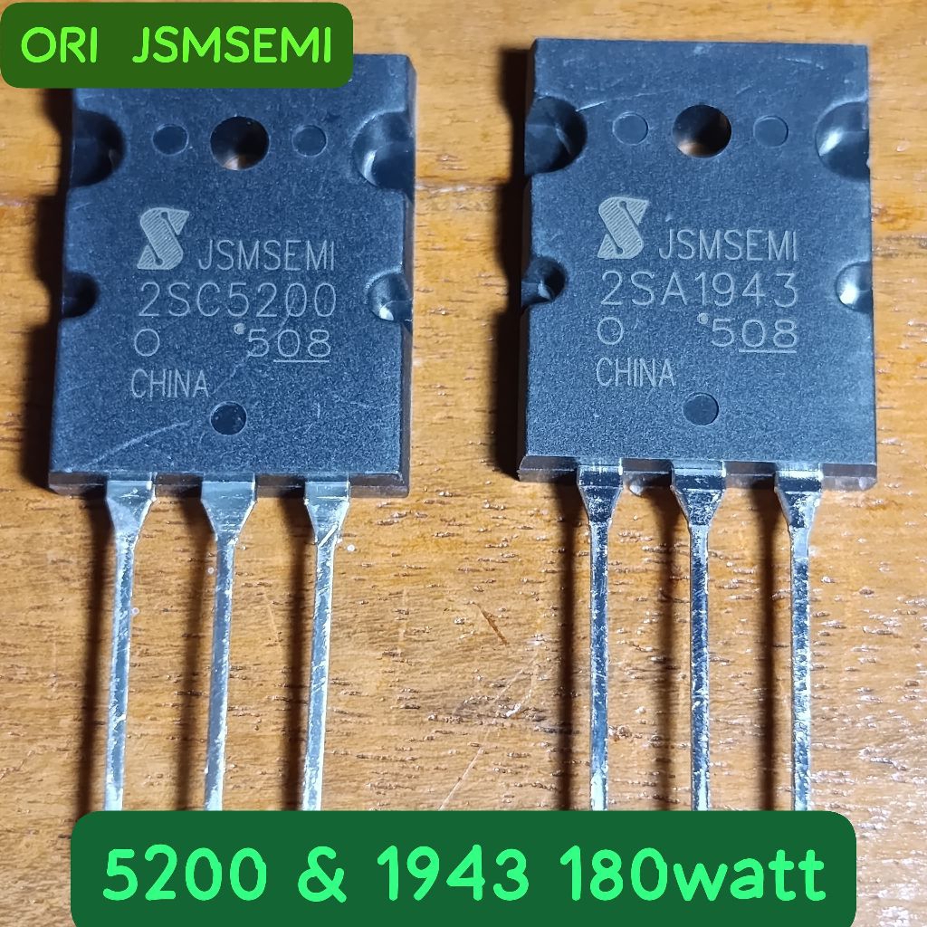 Jual TRANSISTOR 5200&1943 ORI JSMSEMI | Shopee Indonesia