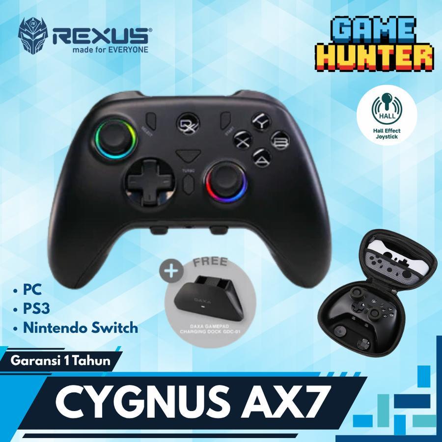 Jual REXUS DAXA CYGNUS AX7 Wireless Gamepad Controller Joystick Hall ...