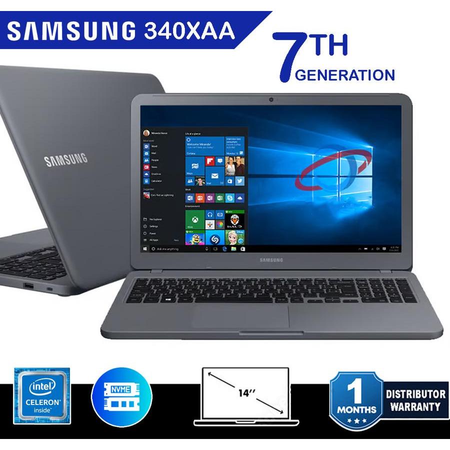 Jual Laptop Samsung 340 Intel Celeron 3865U 7th Gen | DDR4 8GB / nVme ...